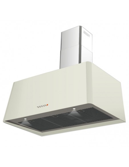 Lofra Rainbow 90 Avorio Cappa Cappa aspirante a parete 90 cm Classe A ...